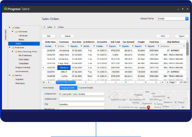 ERP Sample Demo App from Telerik UI for WinForms ERP Sample Demo App from Telerik UI for WinForms