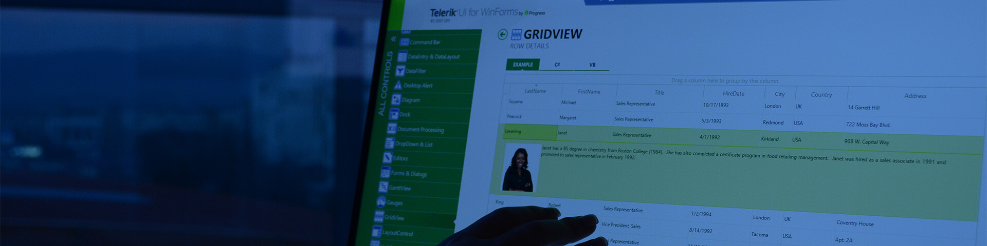 Gridview Control Telerik Ui For Winforms Components Telerik