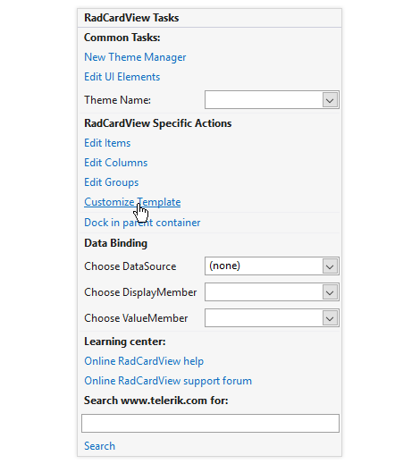 Cardview Control Telerik Ui For Winforms Components Telerik