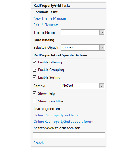 Propertygrid Control Telerik Ui For Winforms Components Telerik