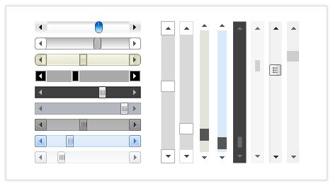 Winforms Scroll Control, Telerik RadScrollBar component