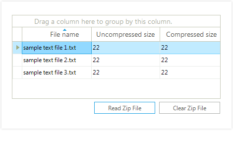 ZipLibrary Control - Telerik UI for WinForms Components - Telerik