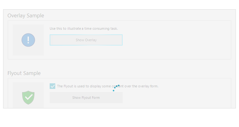 Telerik Ui For Winforms Overlay Component