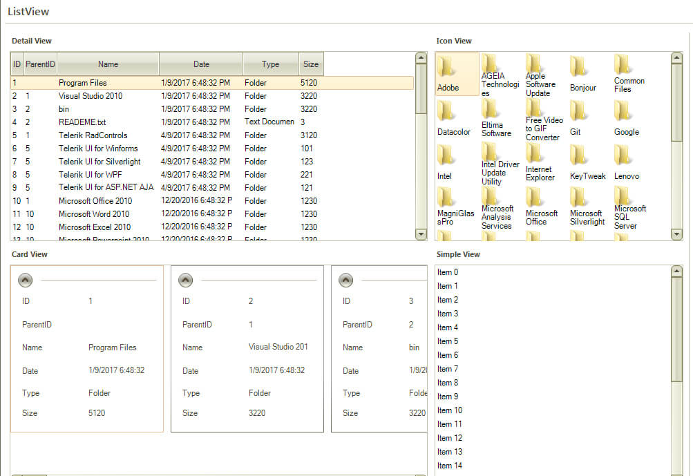 Comprehensive Ui Toolbox Of 120 Controls Telerik Ui For Winforms