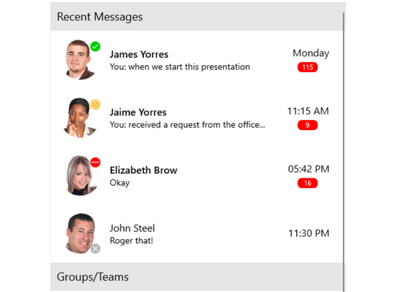 WinUI Badge Control | Telerik UI for WinUI WinUI Badge Control | Telerik UI for WinUI