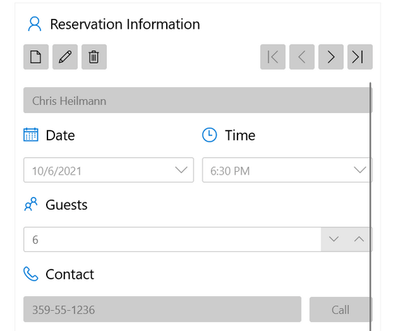 WinUI DataForm Control | Telerik UI for WinUI WinUI DataForm Control | Telerik UI for WinUI