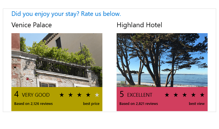 WinUI Rating Control | Telerik UI for WinUI WinUI Rating Control | Telerik UI for WinUI