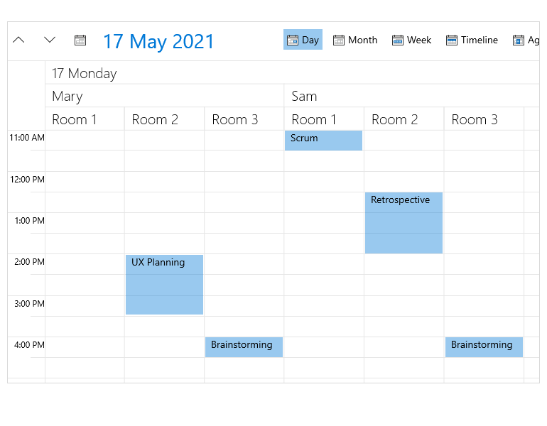WinUI Scheduler Control | Telerik UI for WinUI WinUI Scheduler Control | Telerik UI for WinUI