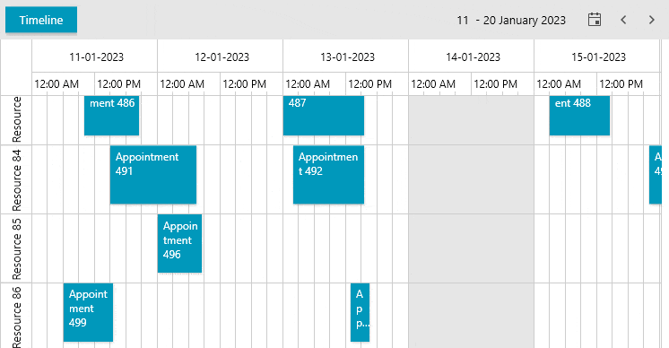 Wpf Scheduleview Control Telerik Ui For Wpf