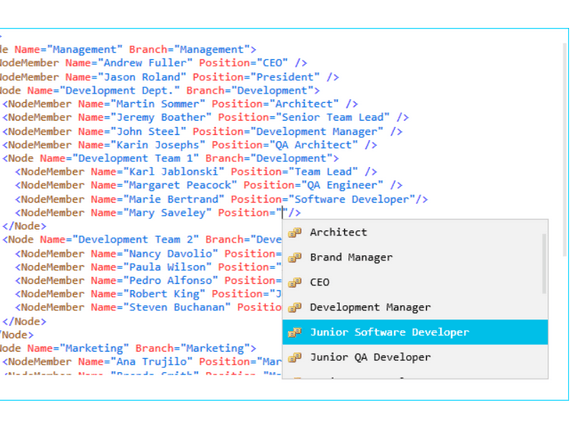 Wpf Syntaxeditor Control Telerik Ui For Wpf