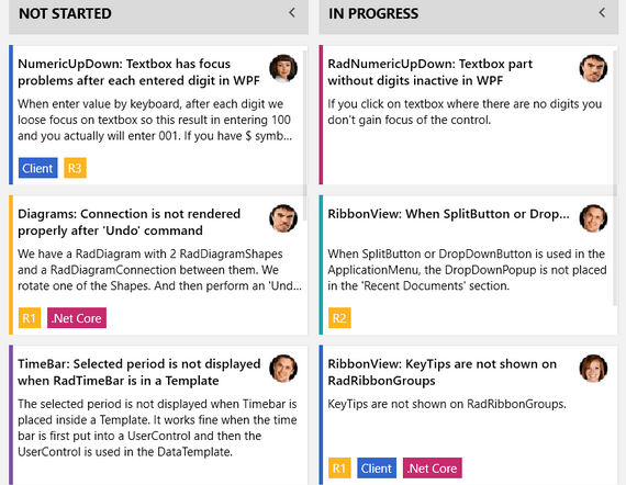Wpf Task Board Control Telerik Ui For Wpf